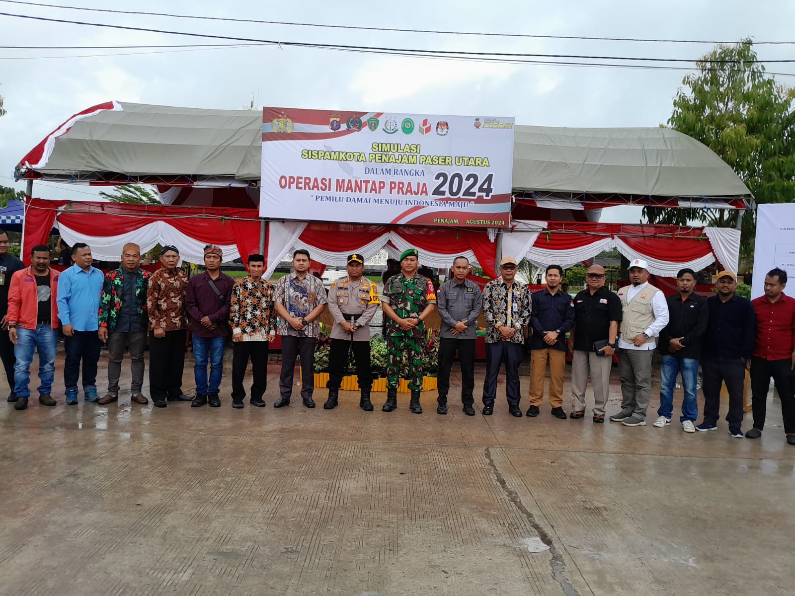 Polres PPU Gelar Simulasi Sispamkota dan Deklarasi Damai dalam Rangka Operasi Mantap Praja ...